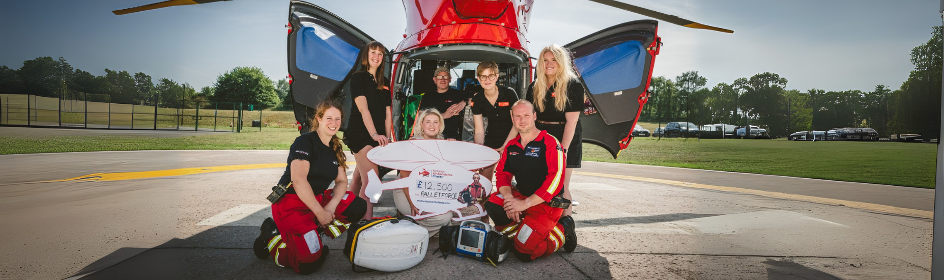 Palletforce Members Hit £100K In Support Of Midlands Air Ambulance ...